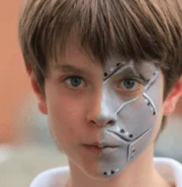 Easy Robot Face Paint Video Tutorial by Kiki - Facepaint.com