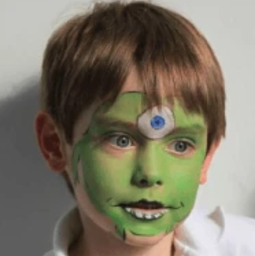 Easy Monster Face Paint Video Tutorial by Kiki - Facepaint.com