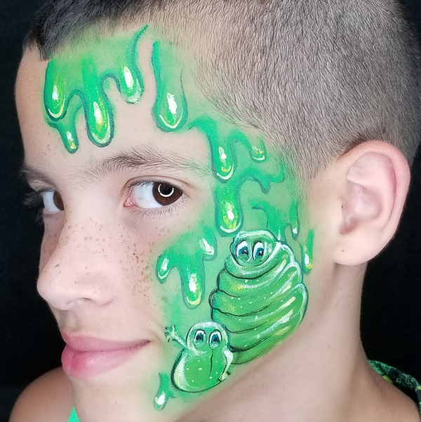 Blobby and Blobby Baby Design by Kellie Burrus - Facepaint.com