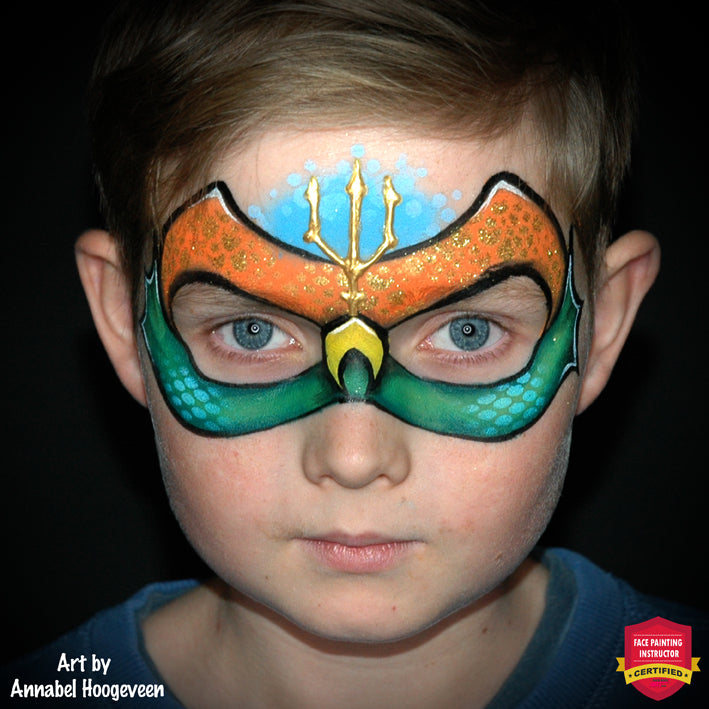 Superman Face Painting Ideas