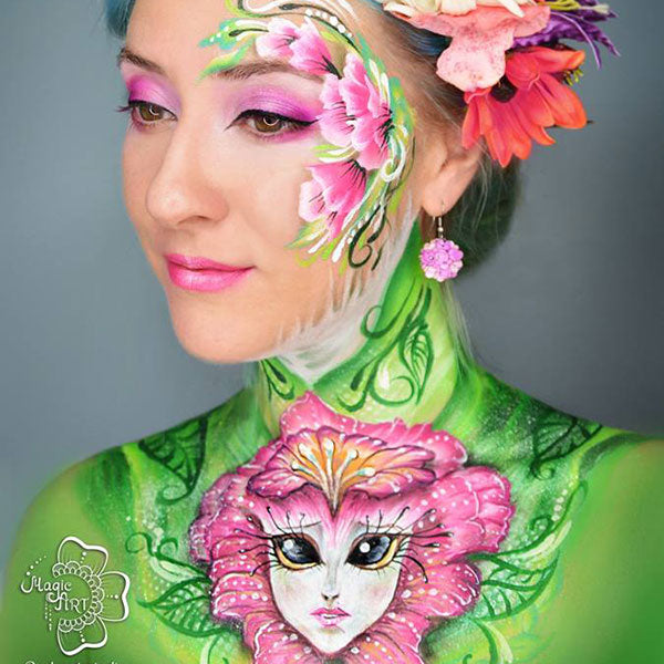 Flowers Monthly Challenge - Facepaint.com