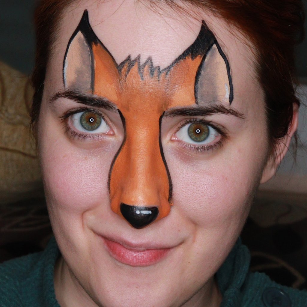 Simple Fox Face Paint