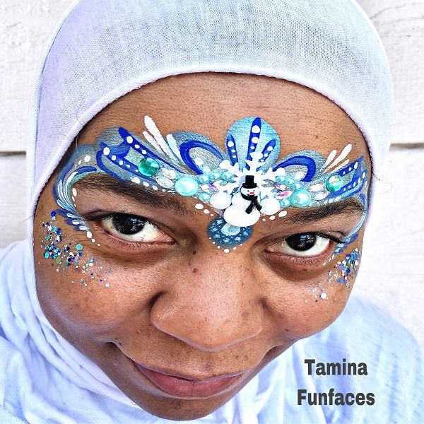Winter Blues Princess Crown - Facepaint.com