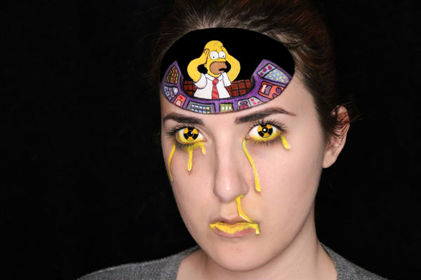 Homer Simpson Mind Control Face Paint Video by Ana Cedoviste ...