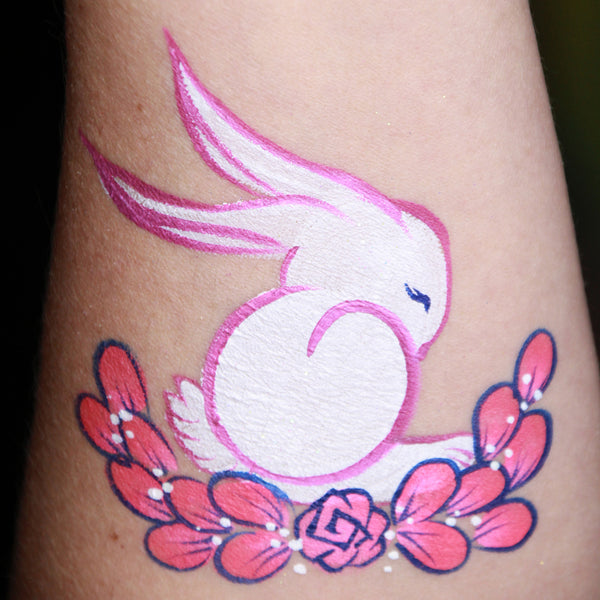 Cute Bunny Face Paint Tutorial - Facepaint.com