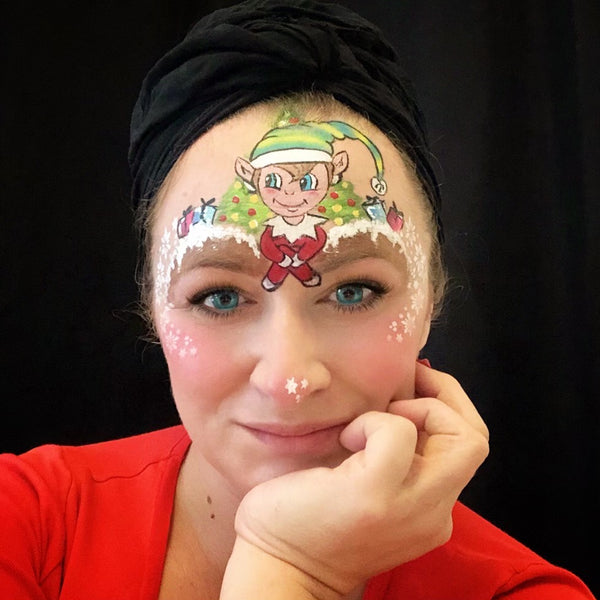 Elf Face Paint Design by Marina Krmek - Facepaint.com