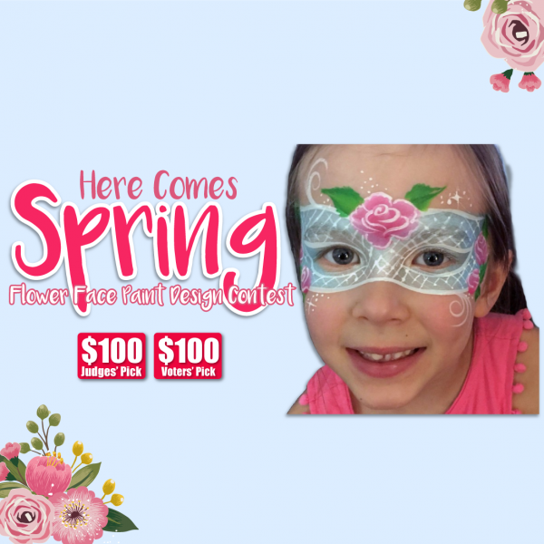Contest: Here Comes Spring Flower Design - Facepaint.com