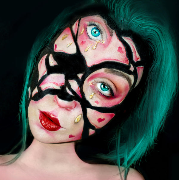 Broken Doll Face Makeup Tutorial - Facepaint.com