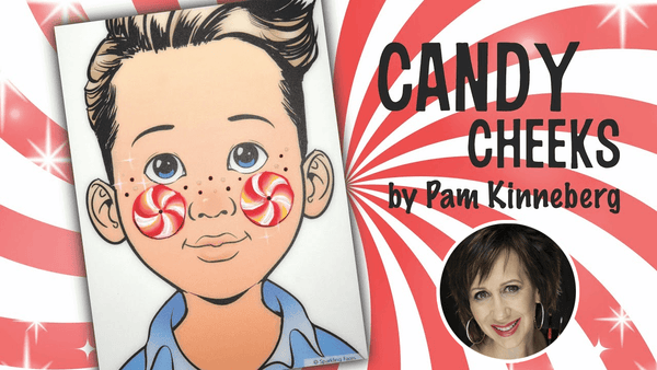 Candy Cheeks by Pam Kinneberg - Facepaint.com