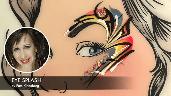 Eye Splash by Pam Kinneberg - Facepaint.com