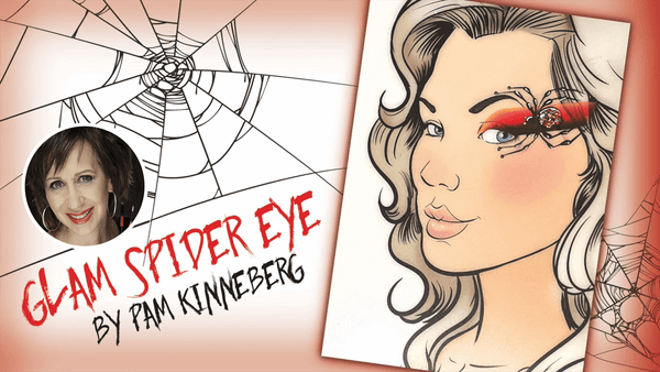 Glam Spider Eye by Pam Kinneberg - Facepaint.com
