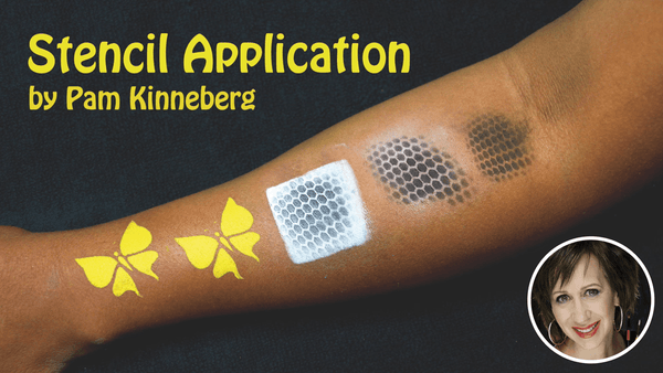 Stencil Application by Pam Kinneberg - Facepaint.com