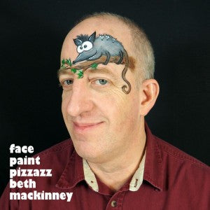 Cartoon Possum Face Paint Video Tutorial - Facepaint.com