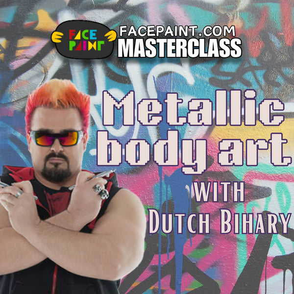 Dutch Bihary (Metallic Body Art) Advanced Masterclass - Facepaint.com
