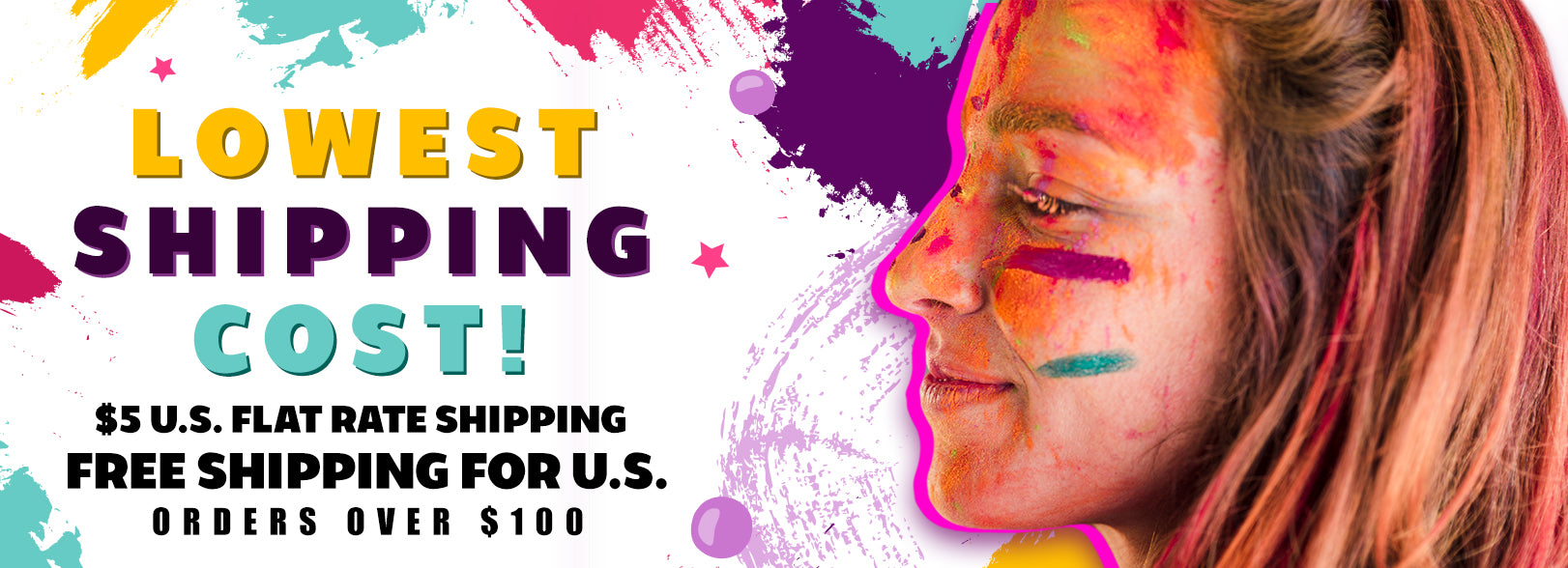 Professional Face & Body Paint, $5.00 Flat Rate Shipping for US Orders