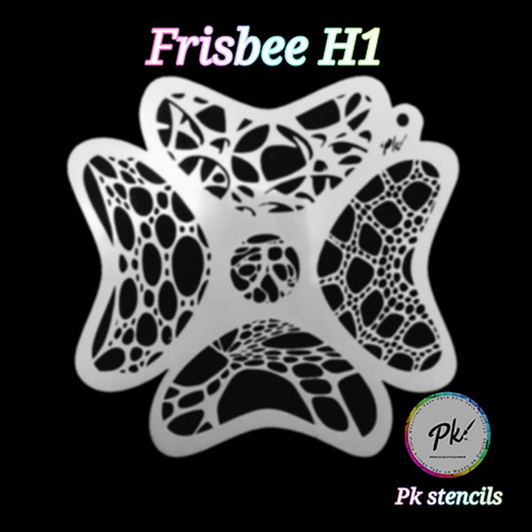 PK Frisbee Stencil - H1 | Facepaint.com