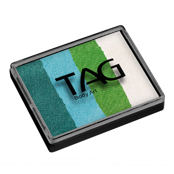 TAG Face Paint Split Cake - Emerald Mist (50g) | Facepaint.com