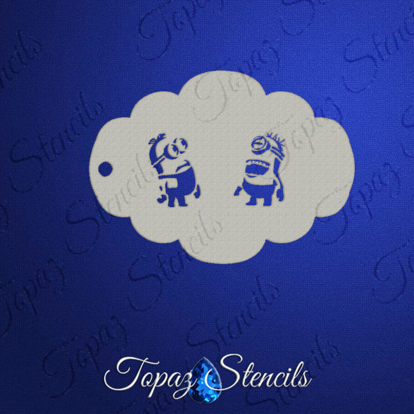 Topaz Face Painting Stencil - Minions | Facepaint.com
