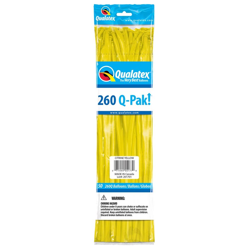 Qualatex Twisting Balloons - 260Q (50/bag): FacePaint.com - Facepaint.com