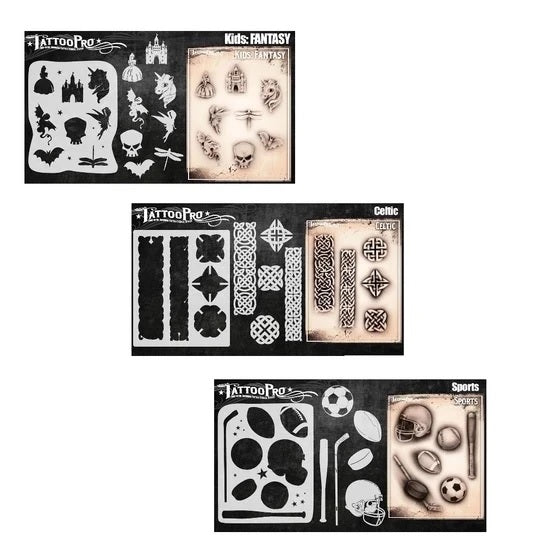 Build Your Own Stencil Sets | Value Stencil Kits | Facepaint.com