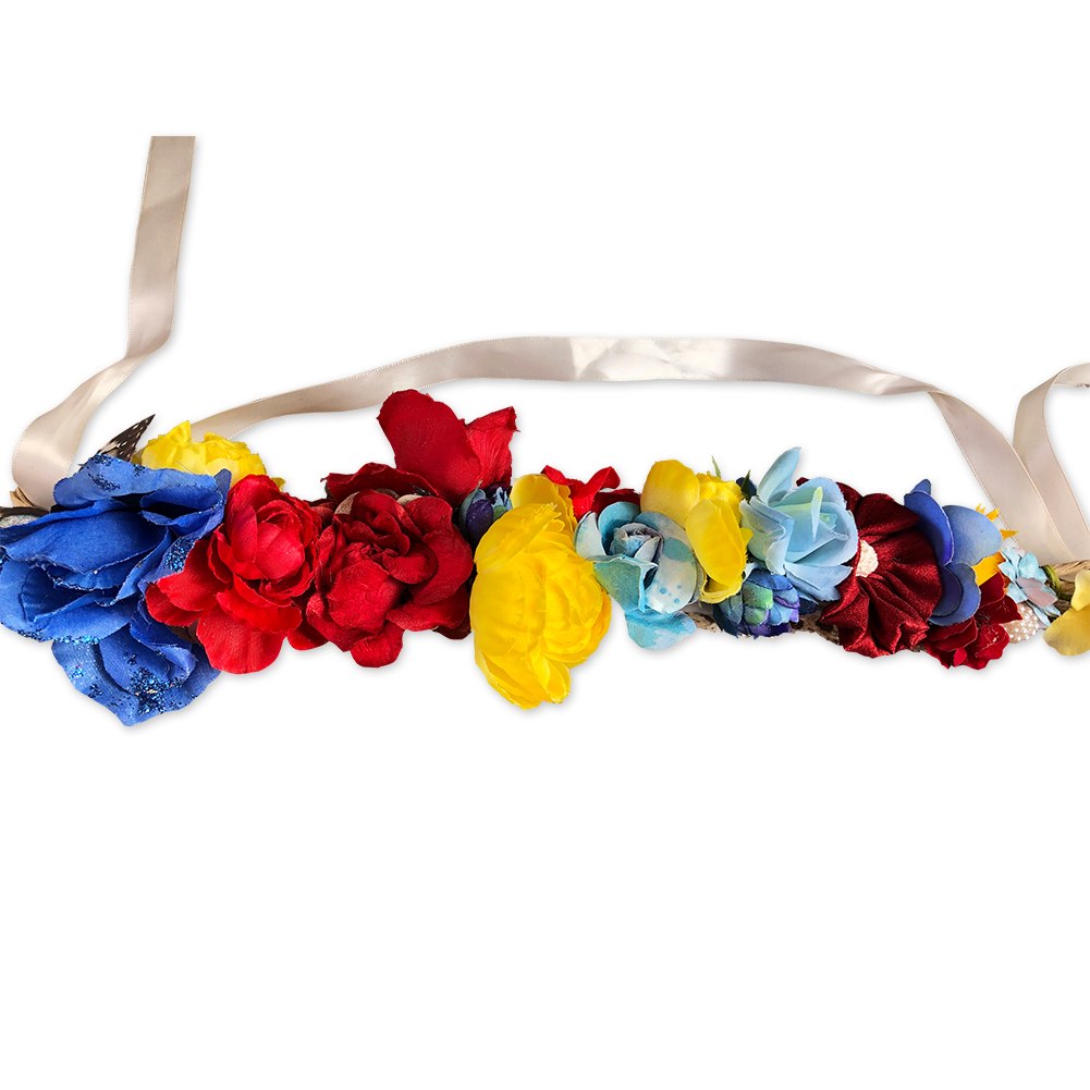 Transparent Flower Crown Blue