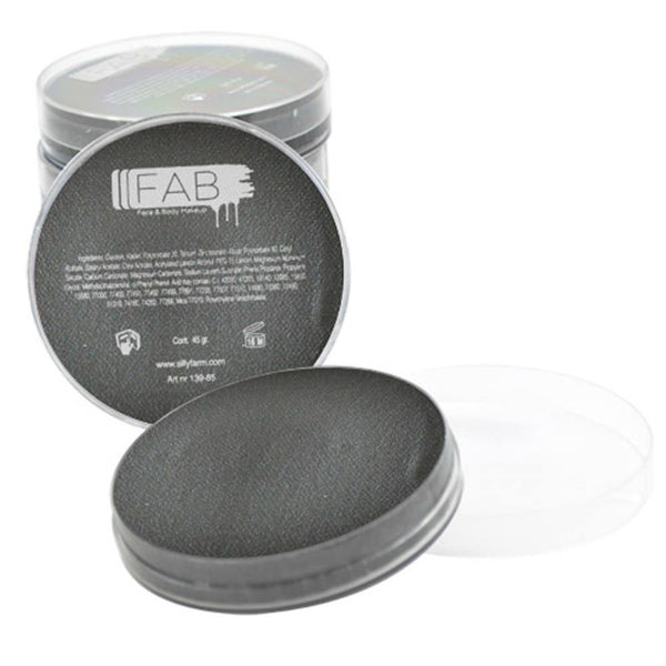 FAB Gray Face Paint - Gun Metal 074: Facepaint.com