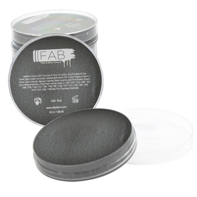 FAB Gray Face Paint - Gun Metal 074: Facepaint.com
