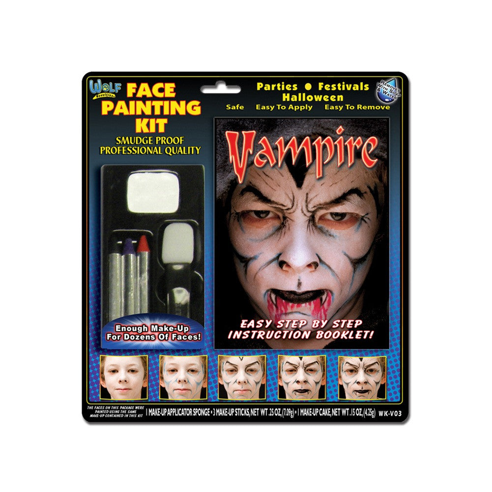 Easy Vampire Face Paint
