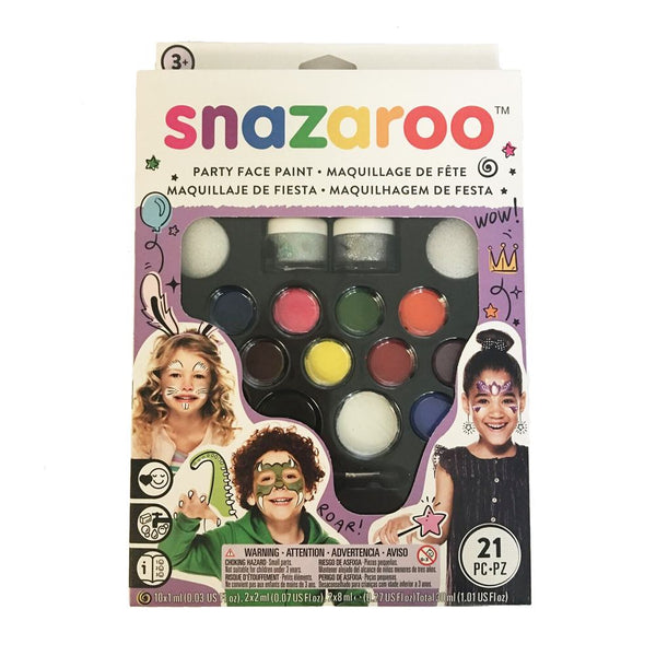 Snazaroo Face Paints | Palettes | Brushes | Sponges | Facepaint.com