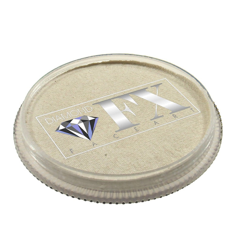 Diamond FX Face Paints - Metallic White M01: FacePaint.com - Facepaint.com