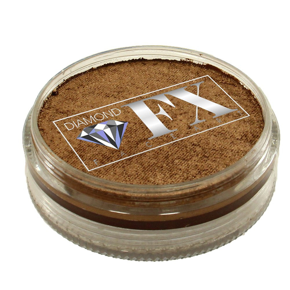 Diamond FX Face Paints - Metallic Old Gold M185: FacePaint.com ...