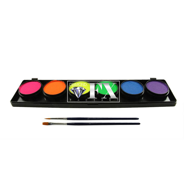 Diamond FX Neon/Blacklight Palette (6/colors - 10 gm): FacePaint.com ...