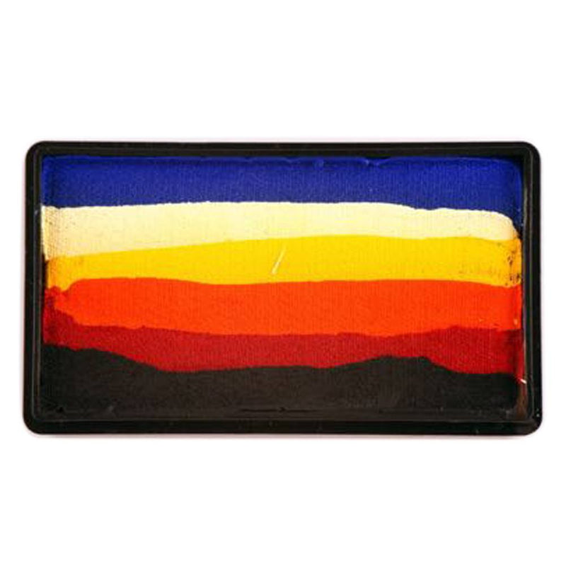 Cameleon Single Stroke Colorblock Cake - Soul Fire (30 gm) - Facepaint.com