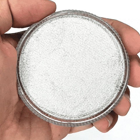 Fusion Body Art Face Paint - Pearl Metallic Silver (32 gm) | Facepaint ...