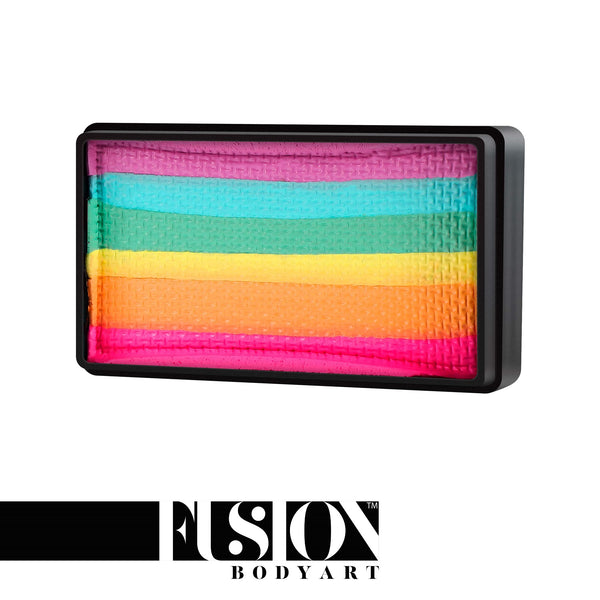 Fusion Body Art FX 1 Stroke Cake - Pastel Rainbow by Lodie Up (30 gm ...