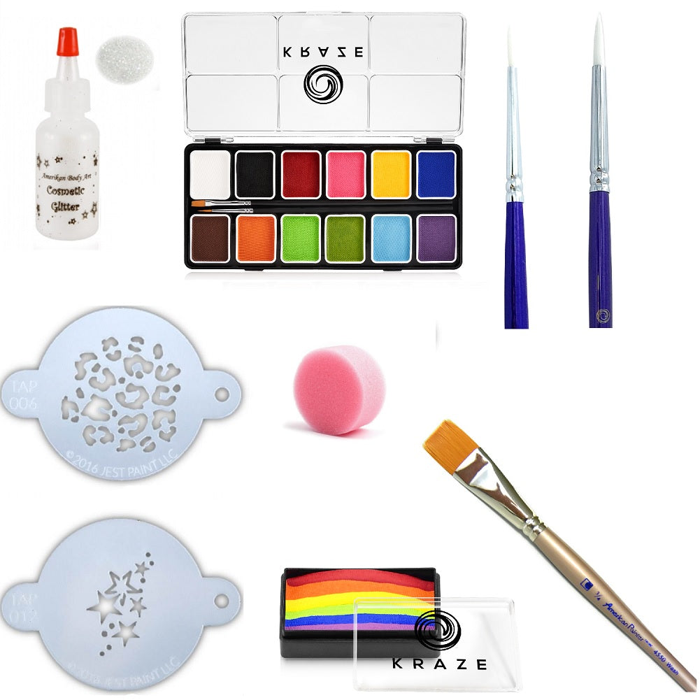 Face Paint Sets | Starter Kits | Pro Kits | One Stroke Kits | FacePaint ...