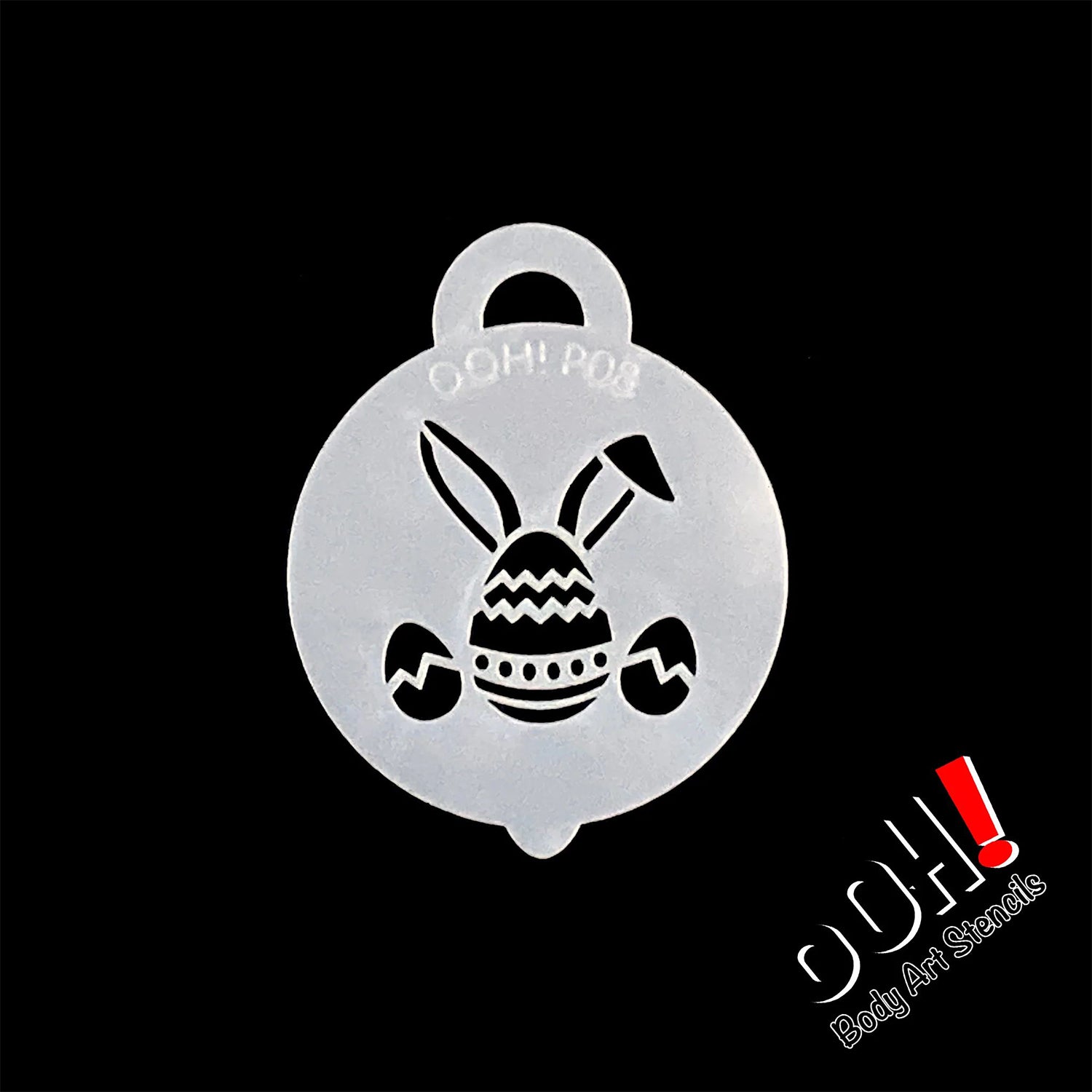 Ooh! Petite Stencil - Easter Bunny Egg| Facepaint.com